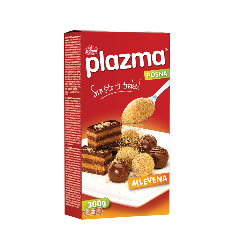 Keks mleveni posni 300 g PLAZMA - PerSu Online Shop