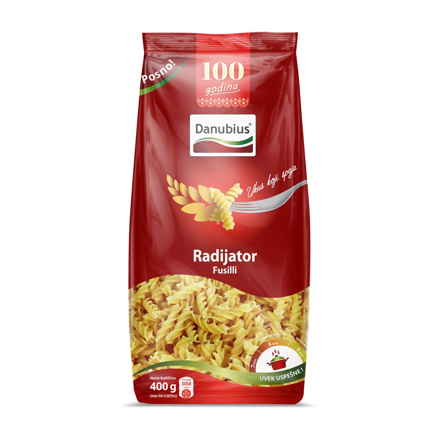 Testenina radijator 400 g DANUBIUS - PerSu Online Shop